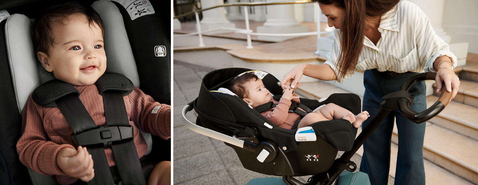 Stokke® Xplory® X Stroller family grows with Cool Teal colourway